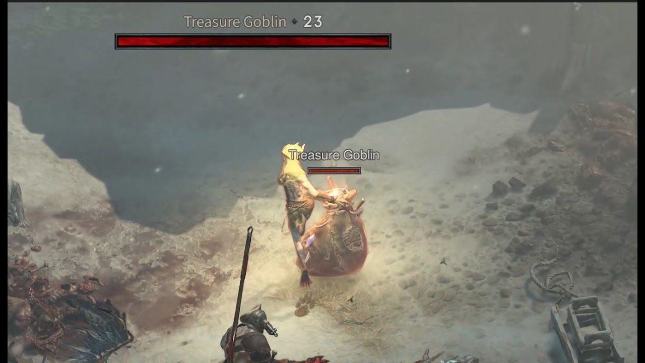 Treasure Goblin encounter in Diablo 4 - Treasure Goblin Loot D4 - YouTube