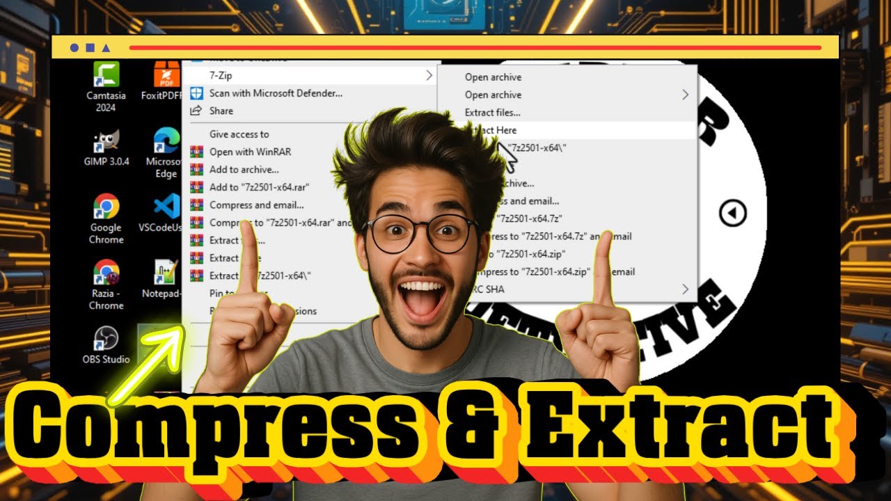 How To Use 7-Zip to Compress Files and Extract Files | Quick Guide ...