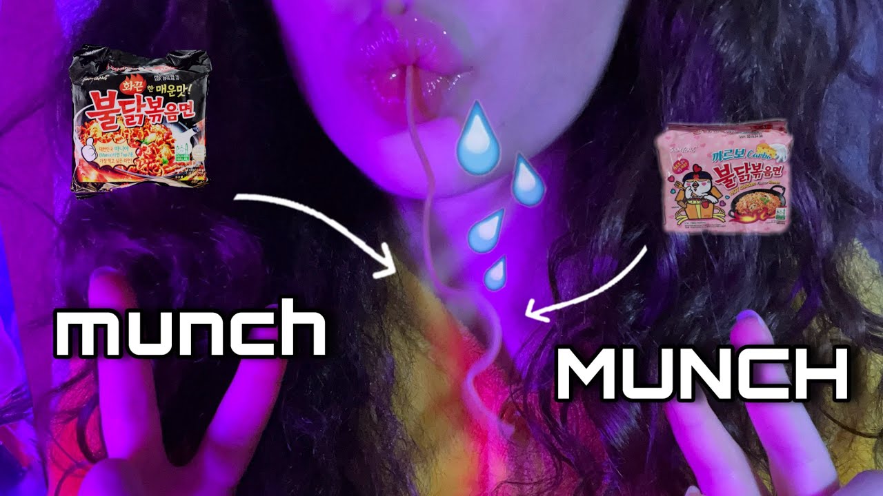 An Unusual ASMR Eating Video 🍽️ + Fit Check! (slurping noodles, oral ...