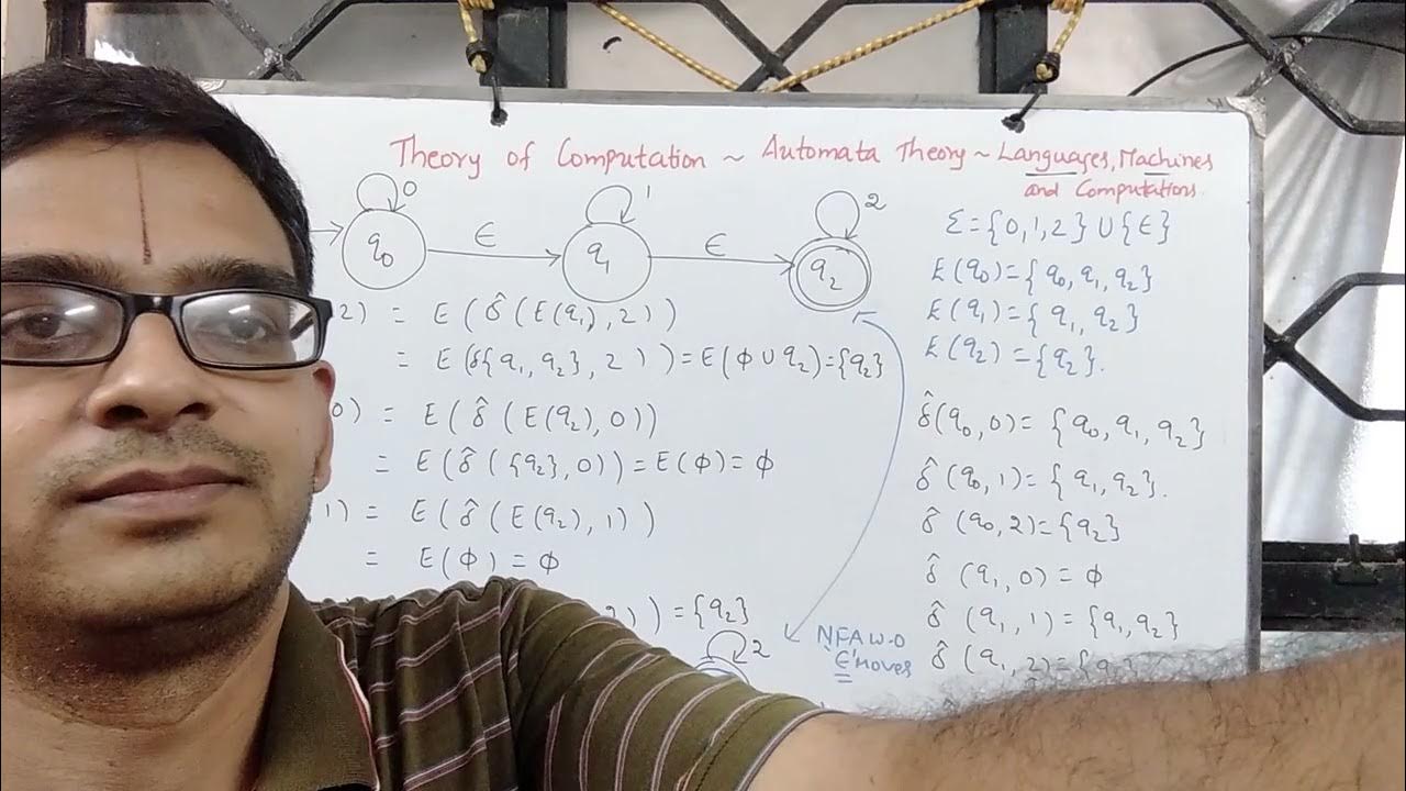 L26 NFA with epsilon DFA conversion - YouTube