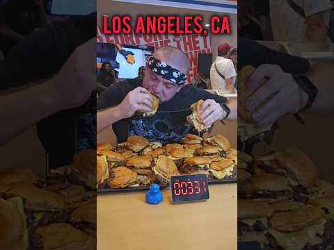 $3,000 burger challenge!! 50 cheeseburgers! #foodie #foodchallenge #burger #eatingchallenge #eating