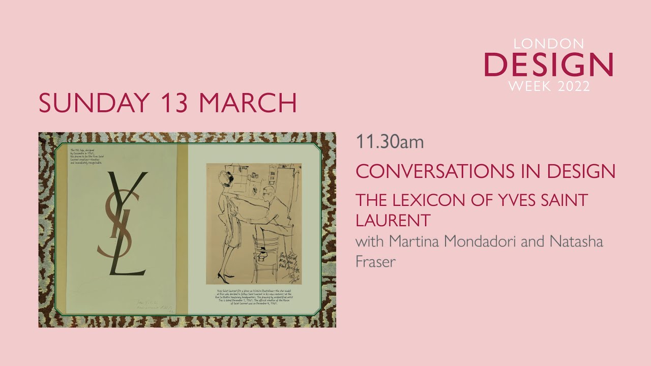 Online Conversations in Design: The Lexicon of Yves Saint Laurent - YouTube