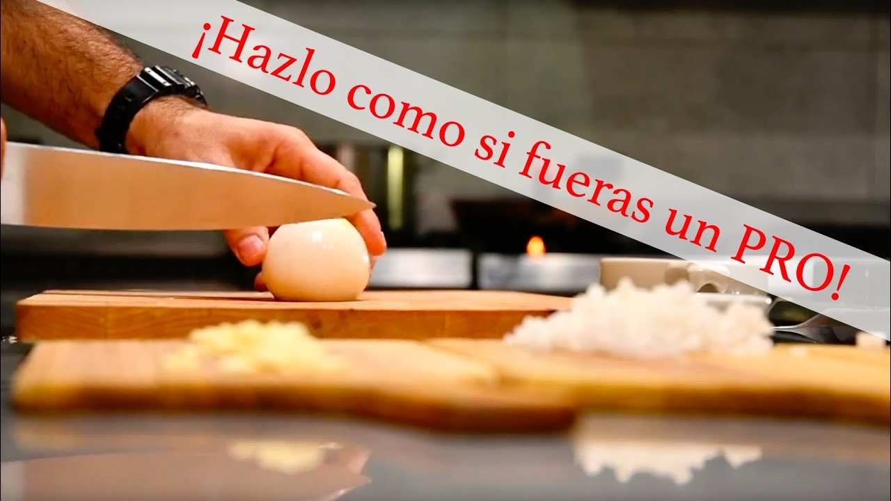 ¿Cómo picar cebolla y ajo como un PRO? - YouTube