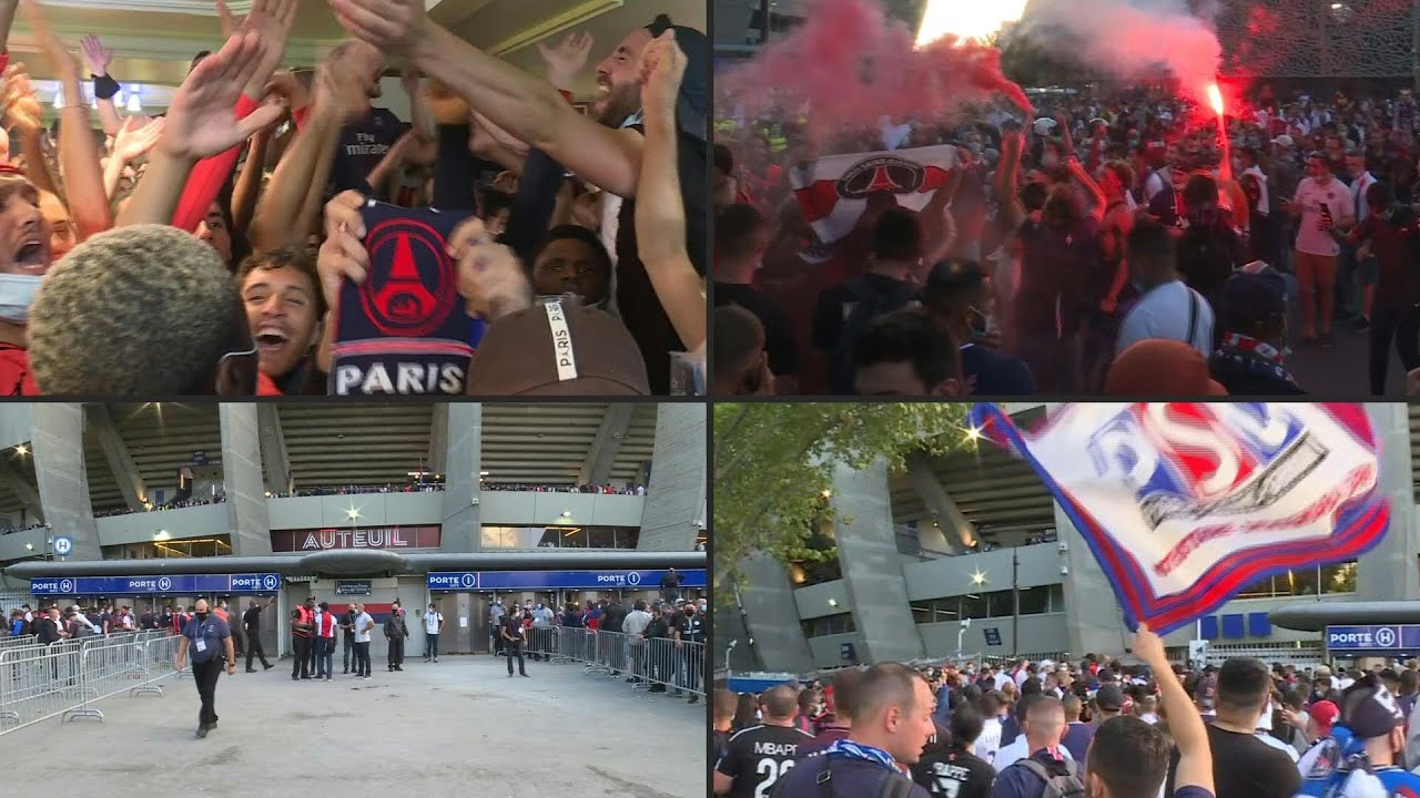 Football/Champions League: PSG supporters gather outside Parc des ...