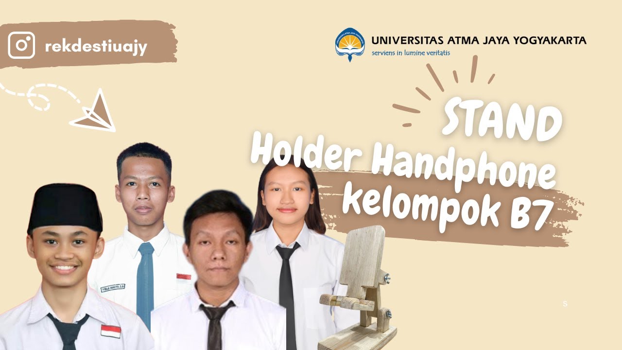 Perancangan Stand HP | B7 | Rekayasa dan Desain 2023 | Prodi Teknik ...