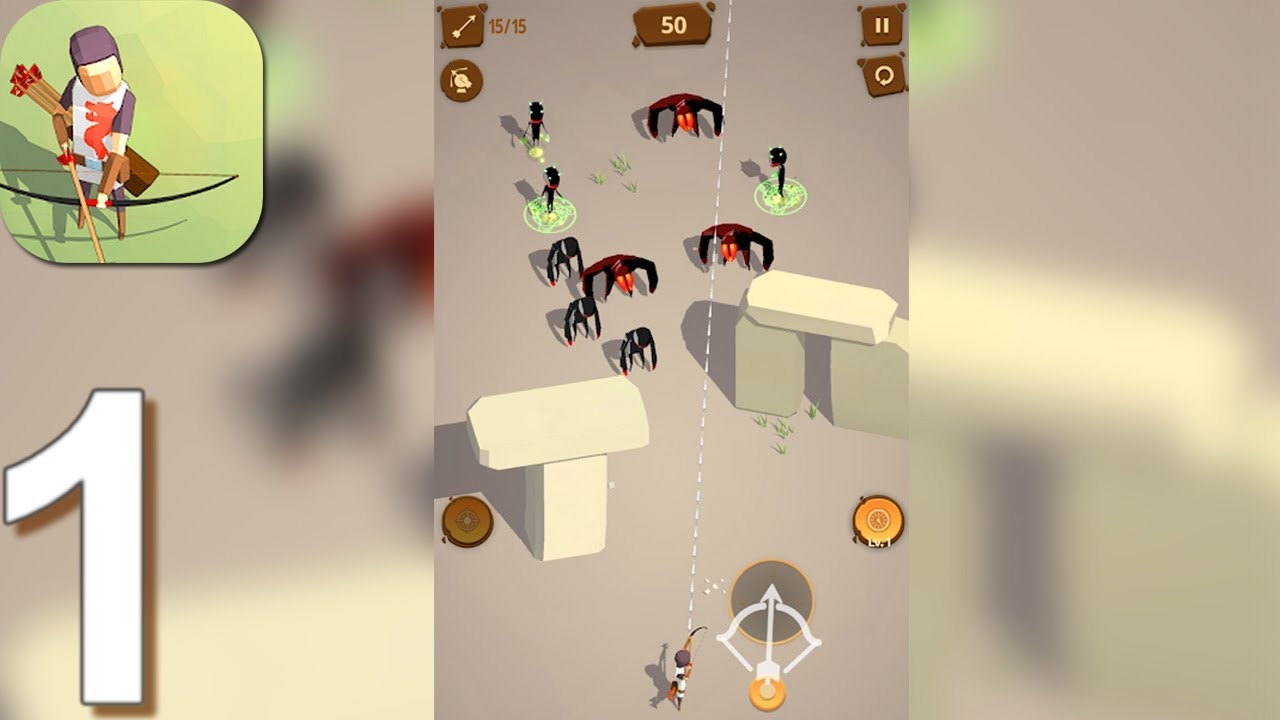 Last Arrows - Gameplay Walkthrough Part 1 Level 1-20 (Android,iOS ...