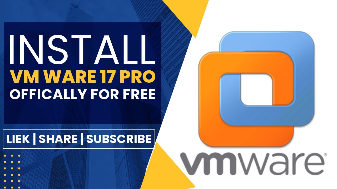 VM WARE 17 PRO INSTALL OFFICALLY FOR FREE | DIRECT DOWNLOAD LINK - YouTube