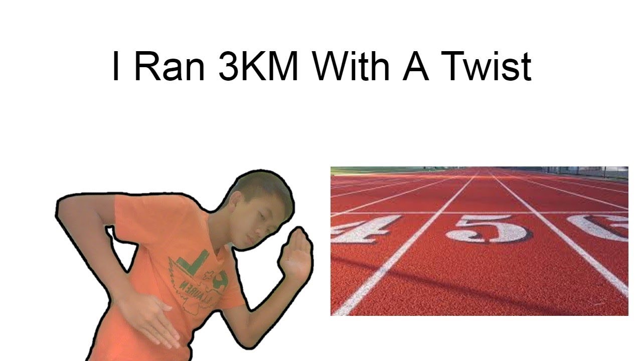 I Ran 3KM On A Track With A Twist - YouTube