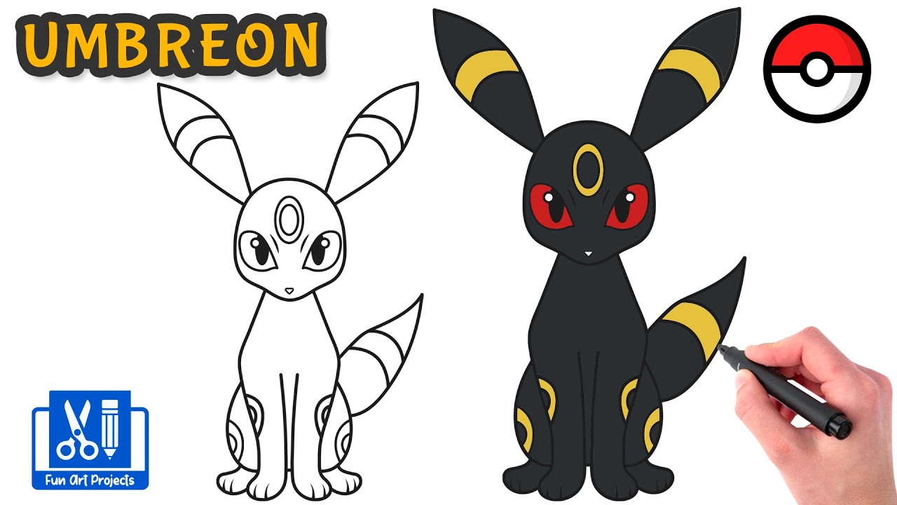 How To Draw Umbreon