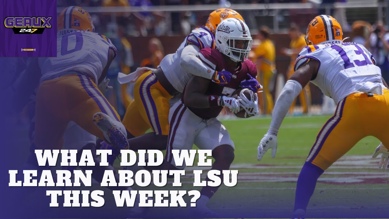 What did we learn in LSU's dominant win over Mississippi State? - YouTube