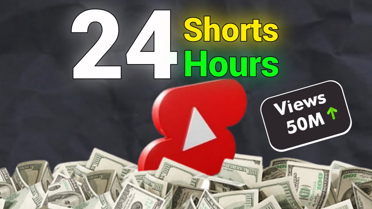 I Uploaded 24 Shorts In 24 Hours😳... Can I get 50M views? LIVE proof ...