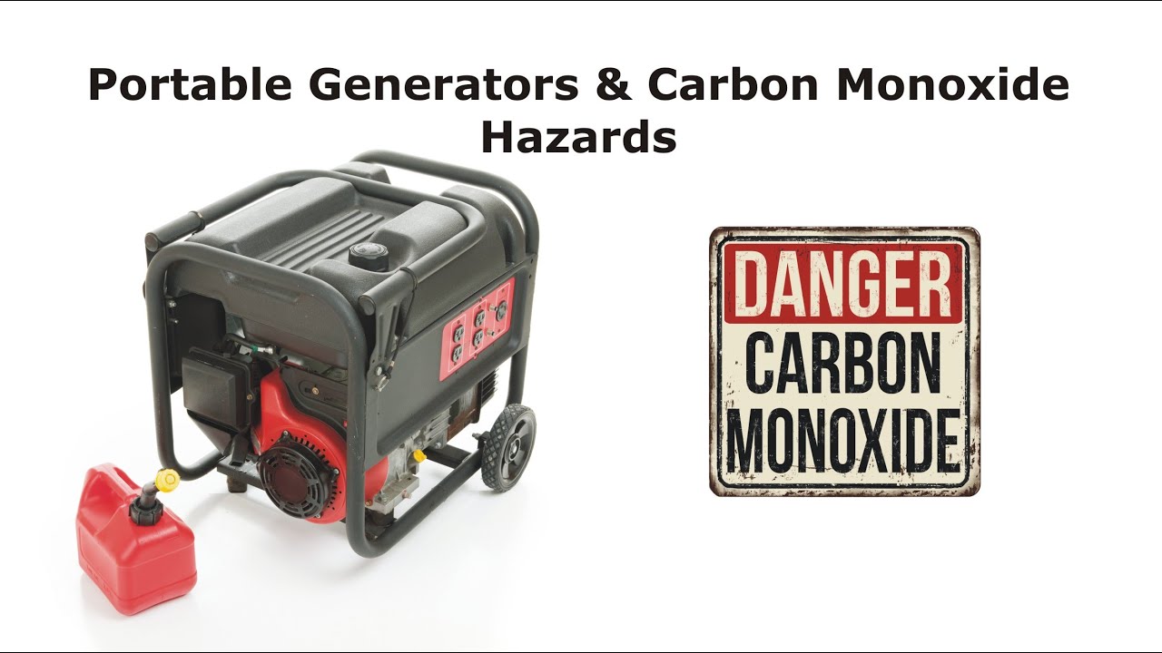 Portable Generators and Carbon Monoxide Hazards - YouTube
