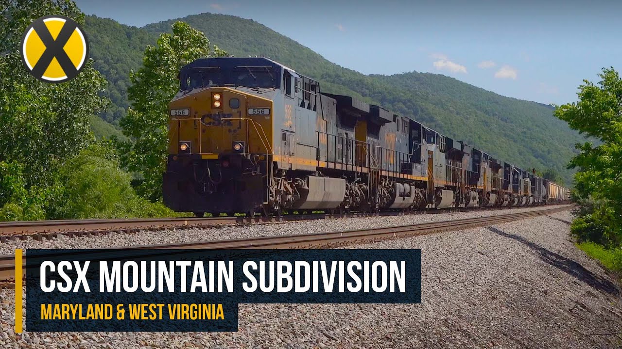 Heavy Freight on the CSX Mountain Sub - YouTube
