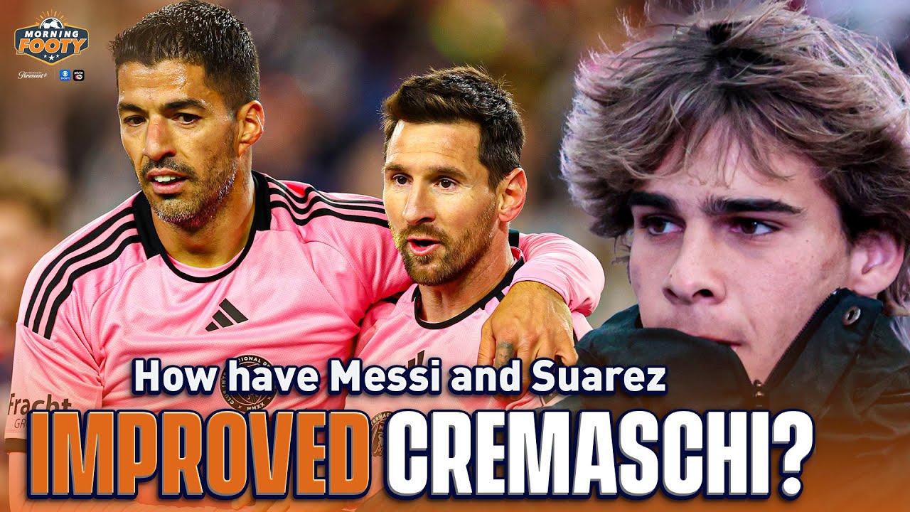 Inter Miami's Benjamin Cremaschi on the impact of Messi & Suarez on his ...
