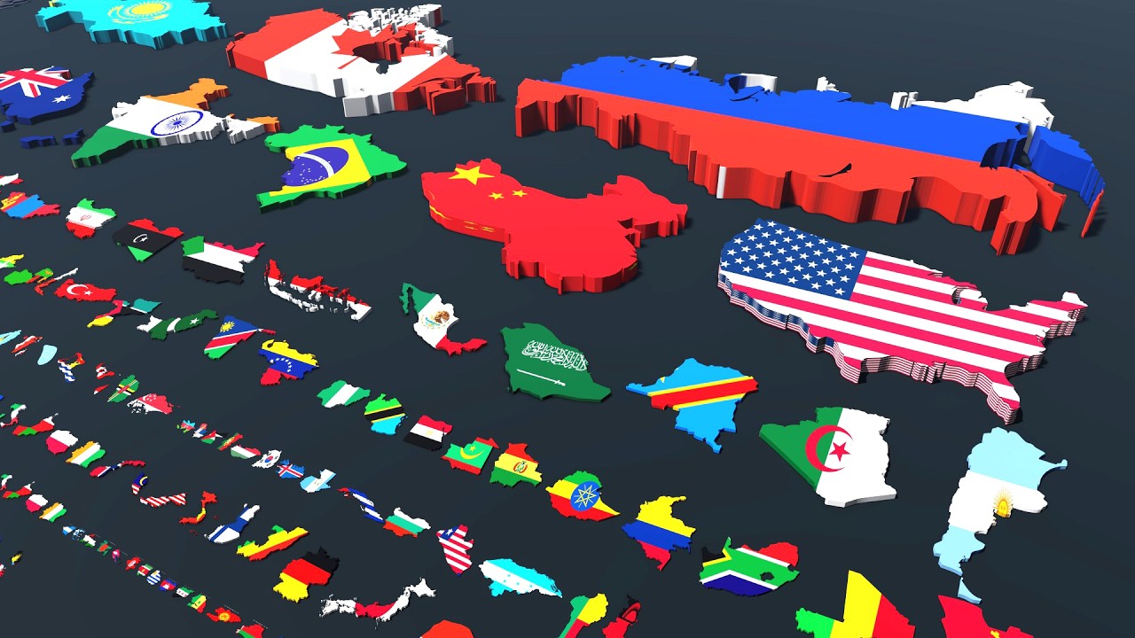 Country Size Comparison 2026 - YouTube