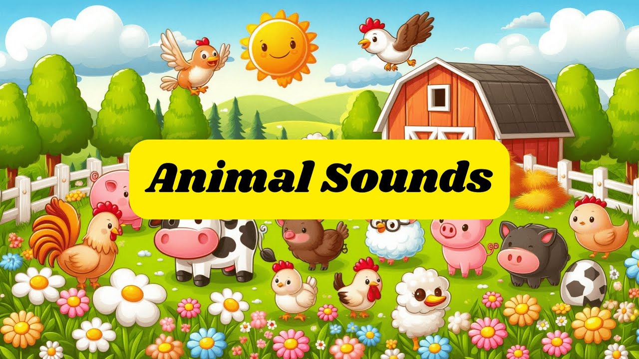 Animal Sounds| Nursery Rhymes| Children Songs| Toddler Learning Video ...