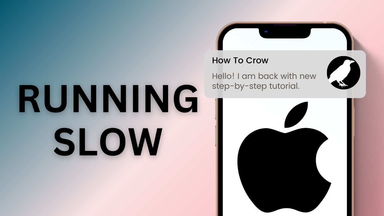 Do this if your iPhone is Running Slow! - YouTube