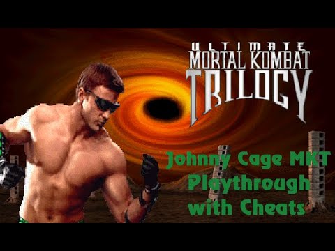 Ultimate Mortal Kombat Trilogy - Johnny Cage MKT Playthrough with Cheats - YouTube