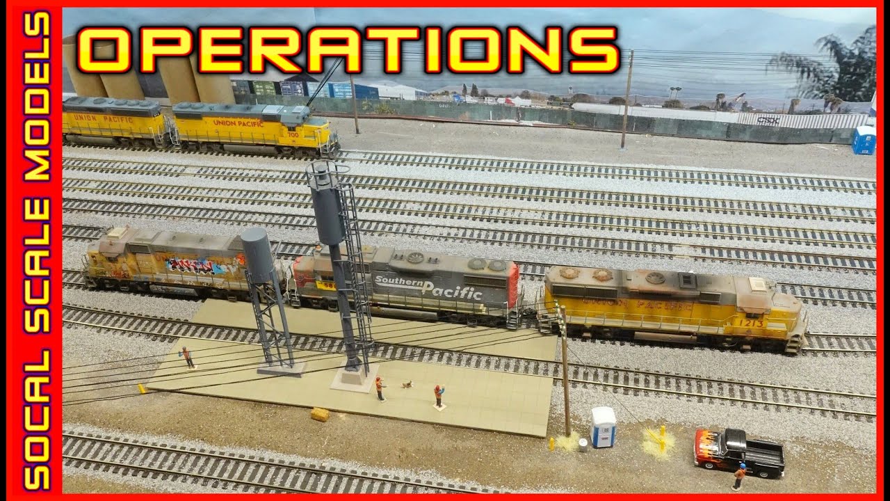Operations | Three Locomotives doing Pickups on the Layout - YouTube