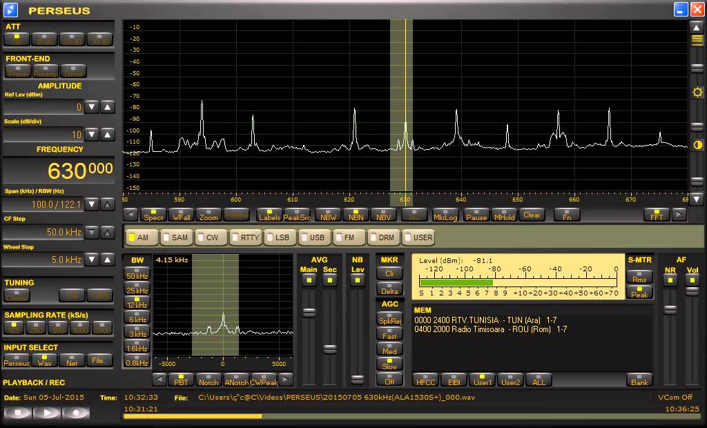 NIce signal! 630kHz ABC Local Radio Queensland from Australia. Received ...