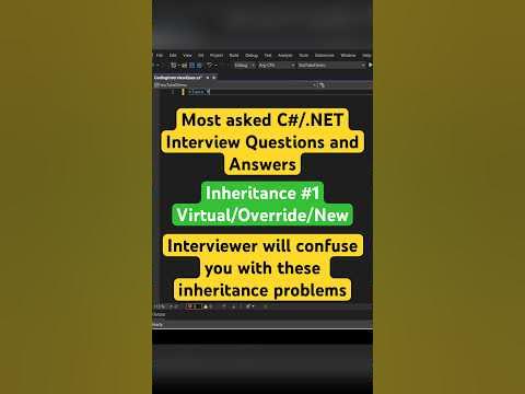 Inheritance output problem in C# with virtual, override and New #shorts #coding #inheritance # ...