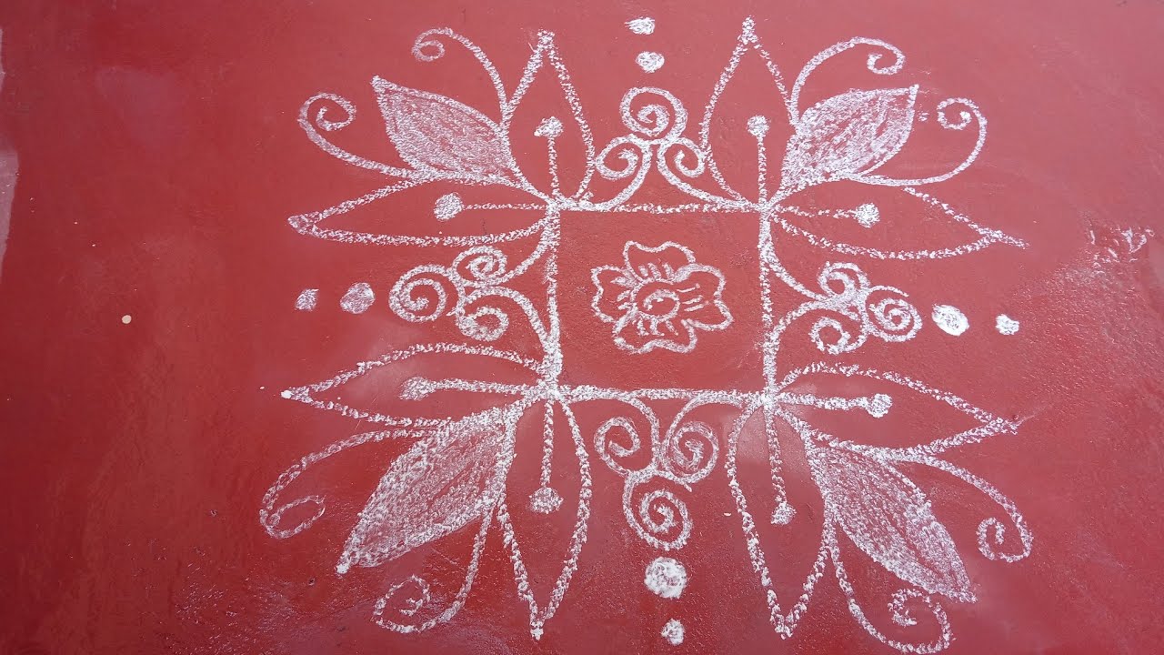 Easy rangoli designs/ small daily kolam designs - YouTube