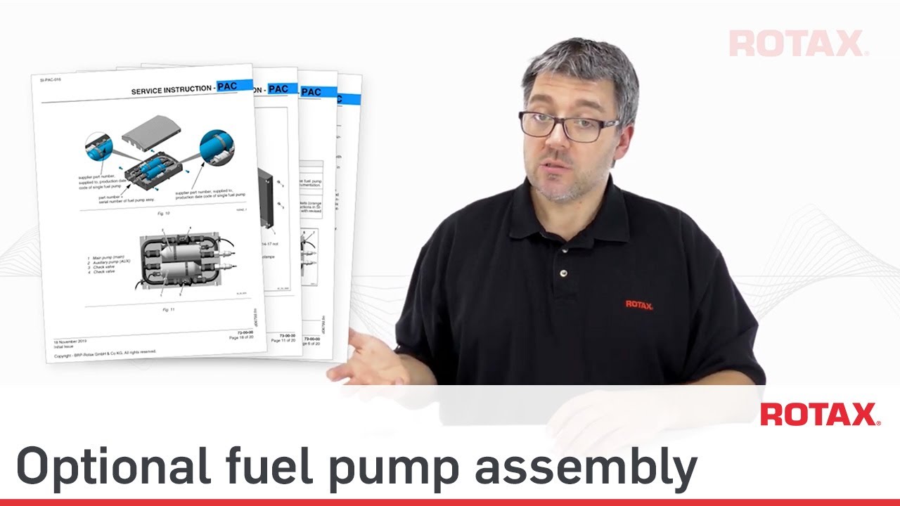 Optional Fuel Pump Assy - Rotax Aircraft TECH TIPS #14 - YouTube