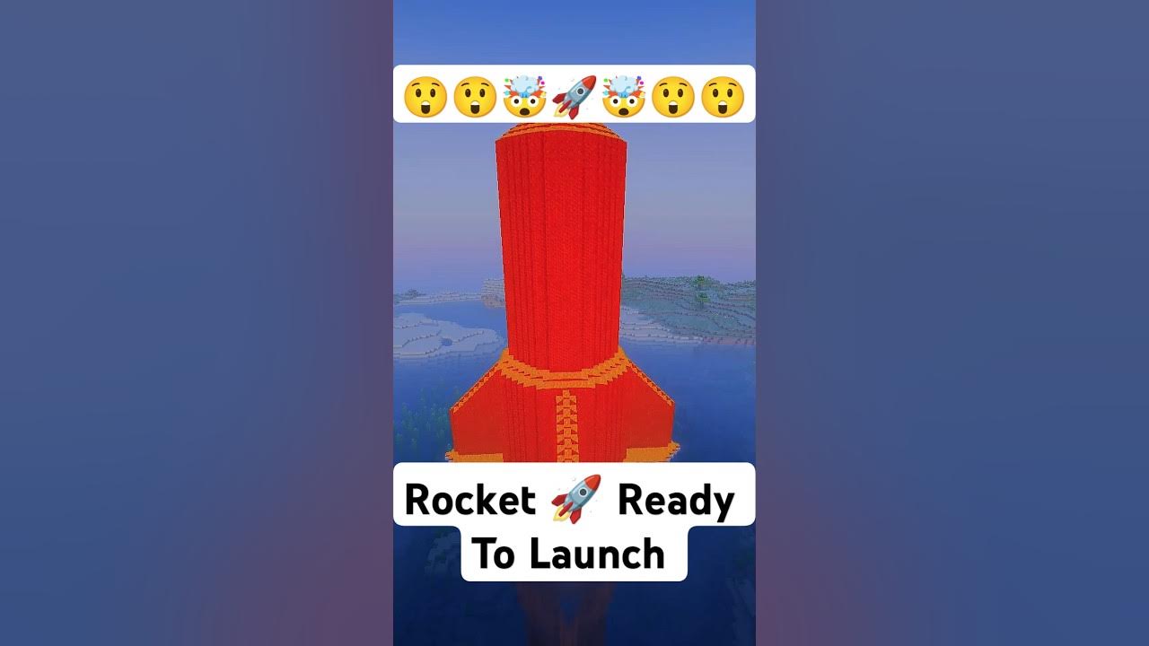 Minecraft Rocket Gone Wrong 😲🚀🤯 #shorts #minecraft #minecraftshorts - YouTube