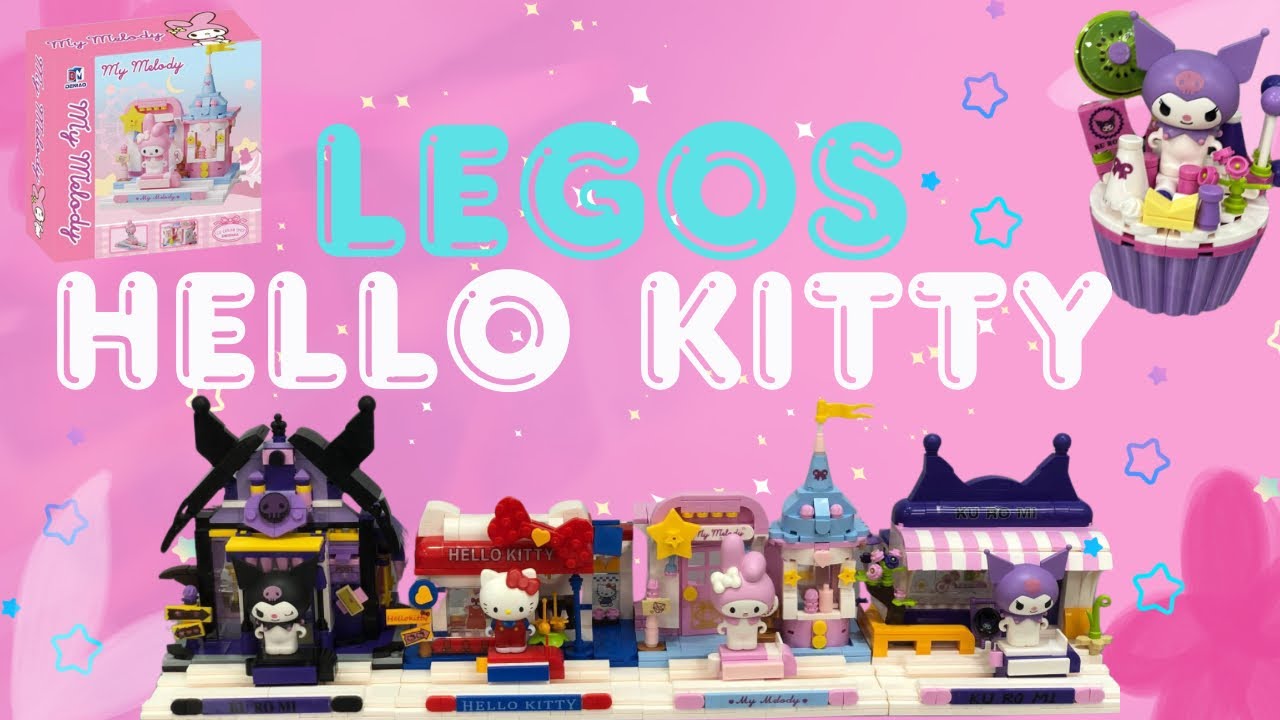 Casitas de Hello Kitty, 🩷 Armables🌷💕Rosas Armables🌹 y más figuras ...