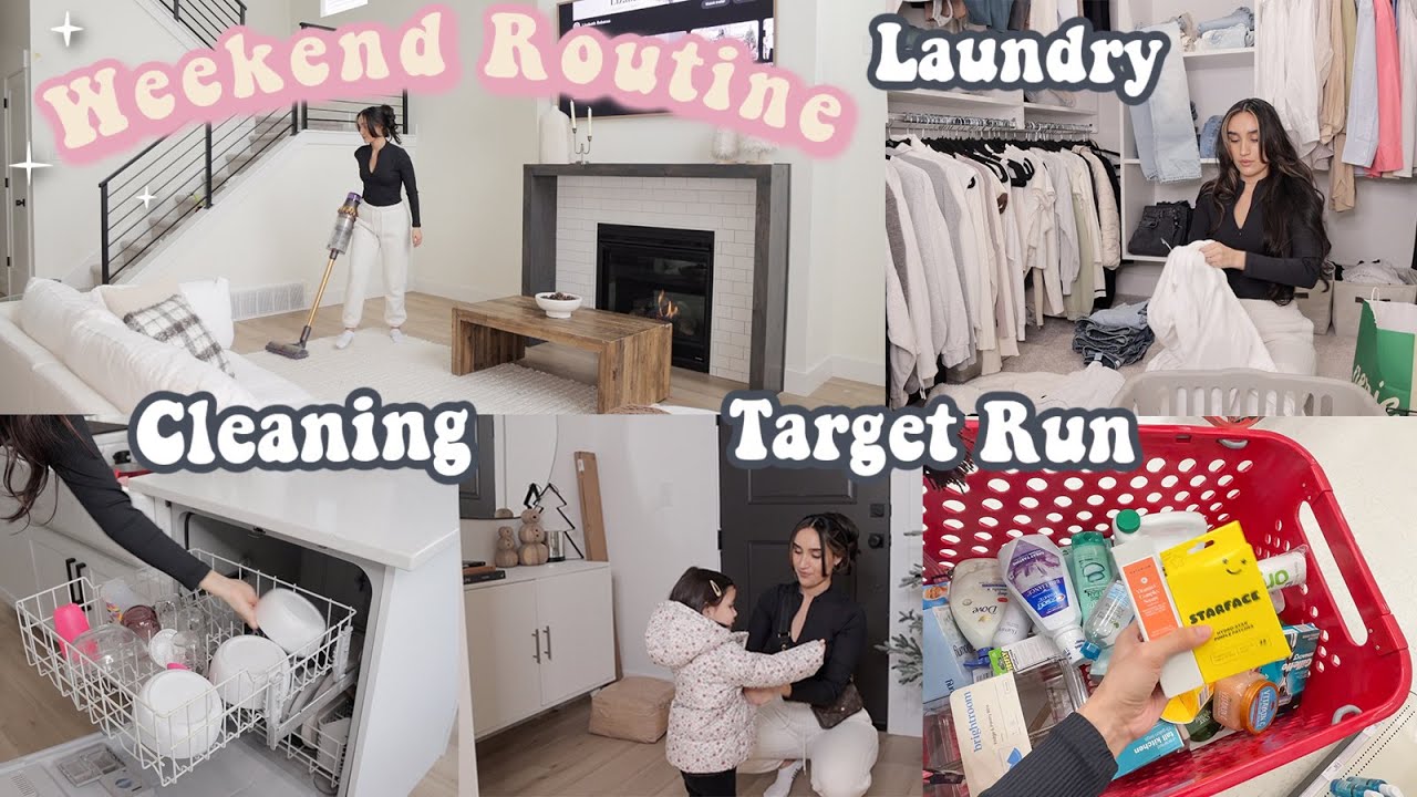 Weekend Clean with Me, Shop + Plan Cleaning Motivation for the New Week ...