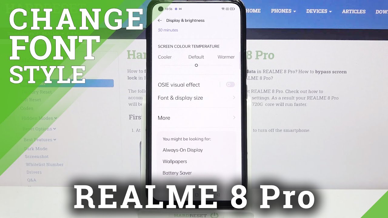 How To Change Font Style In REALME 8 Pro Font Options YouTube how-to-change-font-style-in-realme-8-pro-font-options-youtube