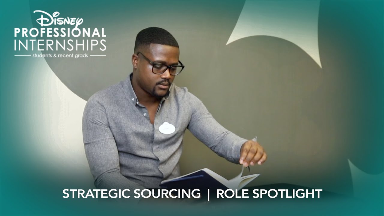 Strategic Sourcing | Disney Professional Internships Role - YouTube