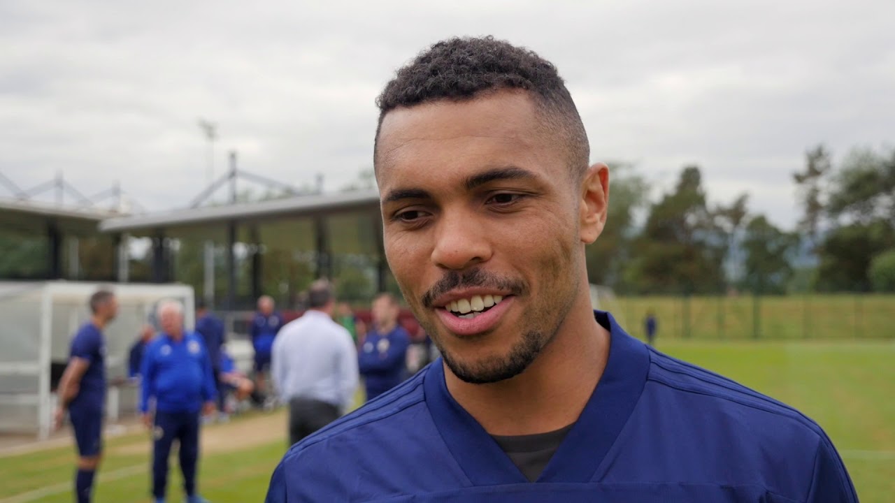 Northern Ireland senior players train for coaching badges - YouTube