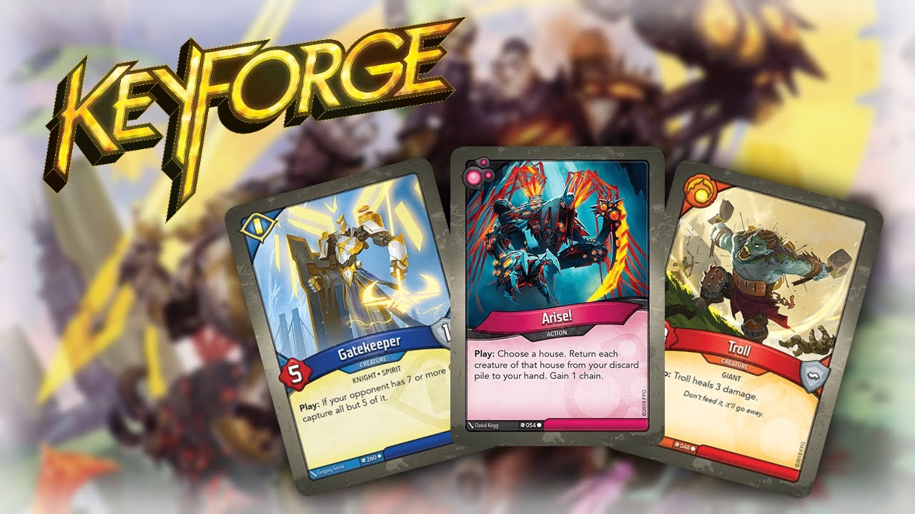 "ARISE!" - Keyforge Online Gameplay (Brobnar, Dis, Sanctum) w/ El ...