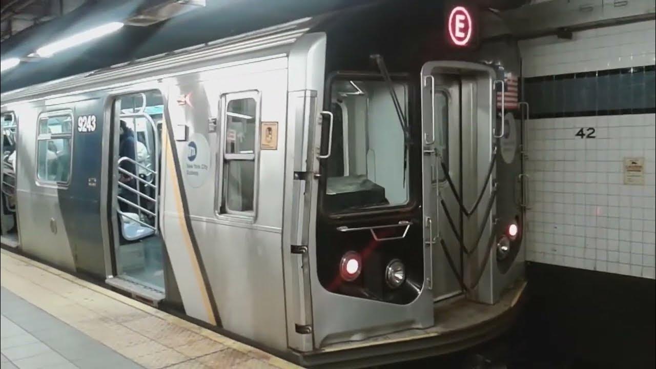 IND 8th Avenue Line: A, C & E Trains at 42nd Street-PABT, Manhattan, NYC. (R46, R160, R179, R211 ...
