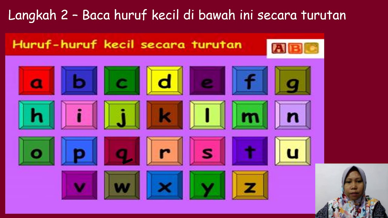 PEMULIHAN KHAS BAHASA MELAYU HURUF KECIL a hingga z - YouTube