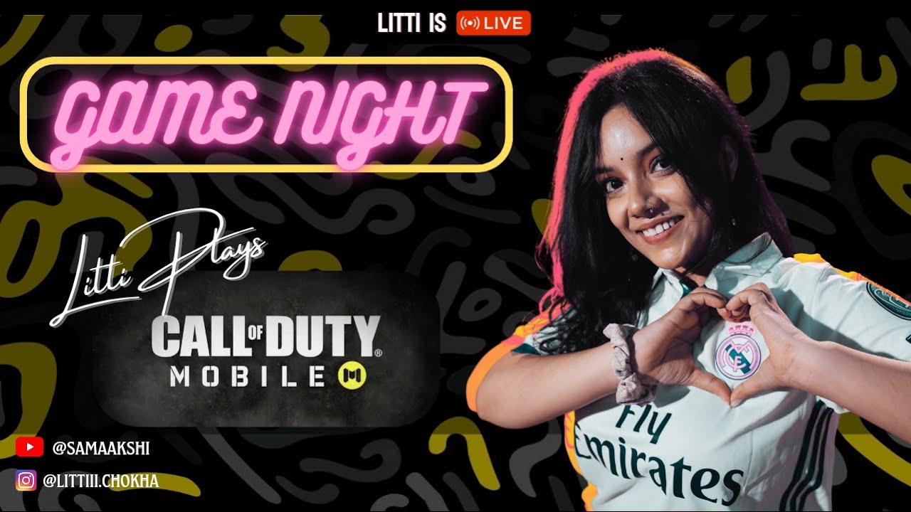 Moj masti while playing, COD Mobile live stream, @samaakshi littiii_chokha - YouTube