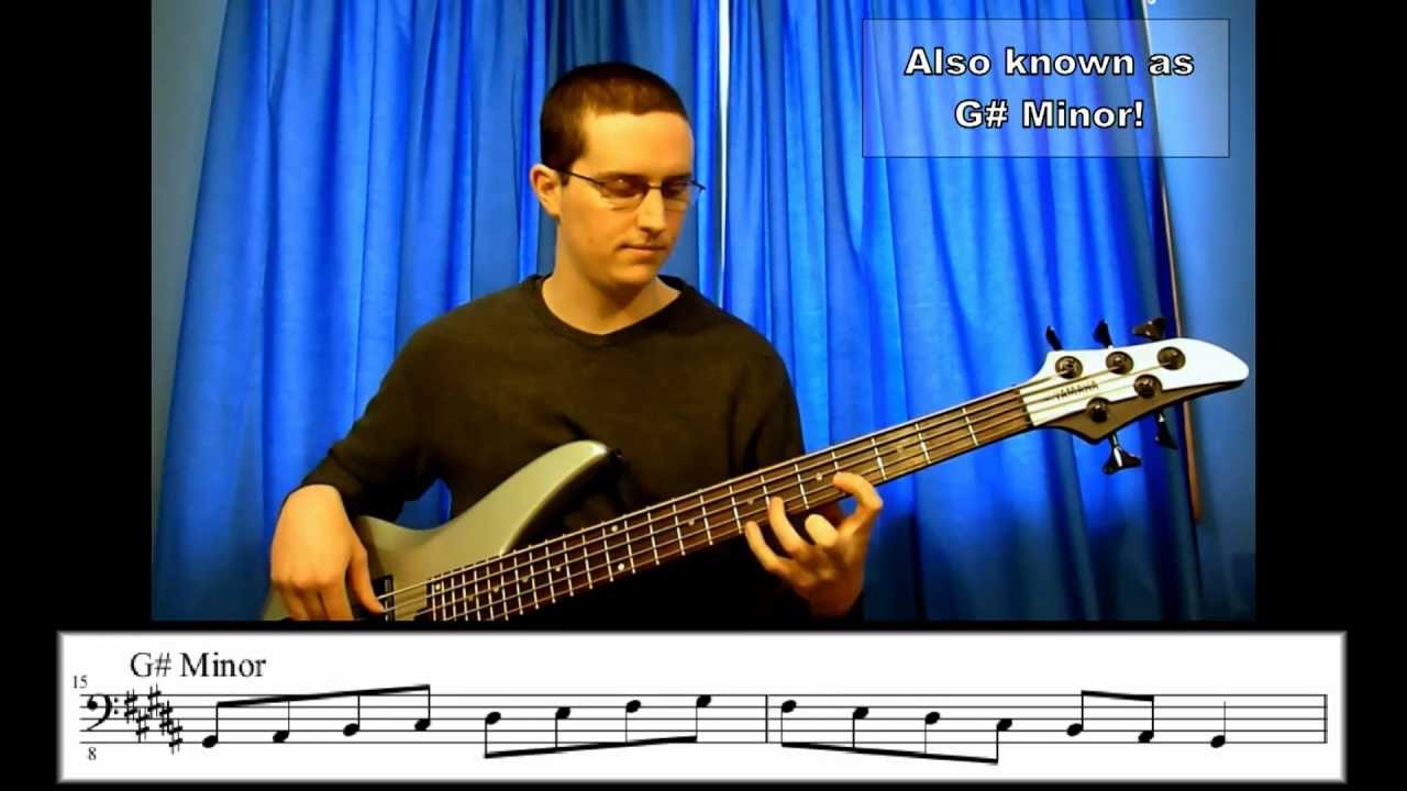 The 12 Minor Scales: Bass Guitar Lesson - YouTube