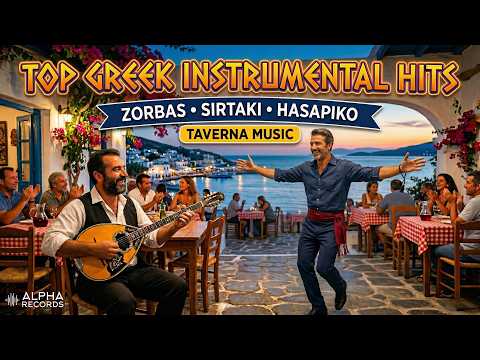 Top Greek Instrumental Hits | Zorbas, Sirtaki, Hasapiko | Taverna Music (Non-Stop Mix)
