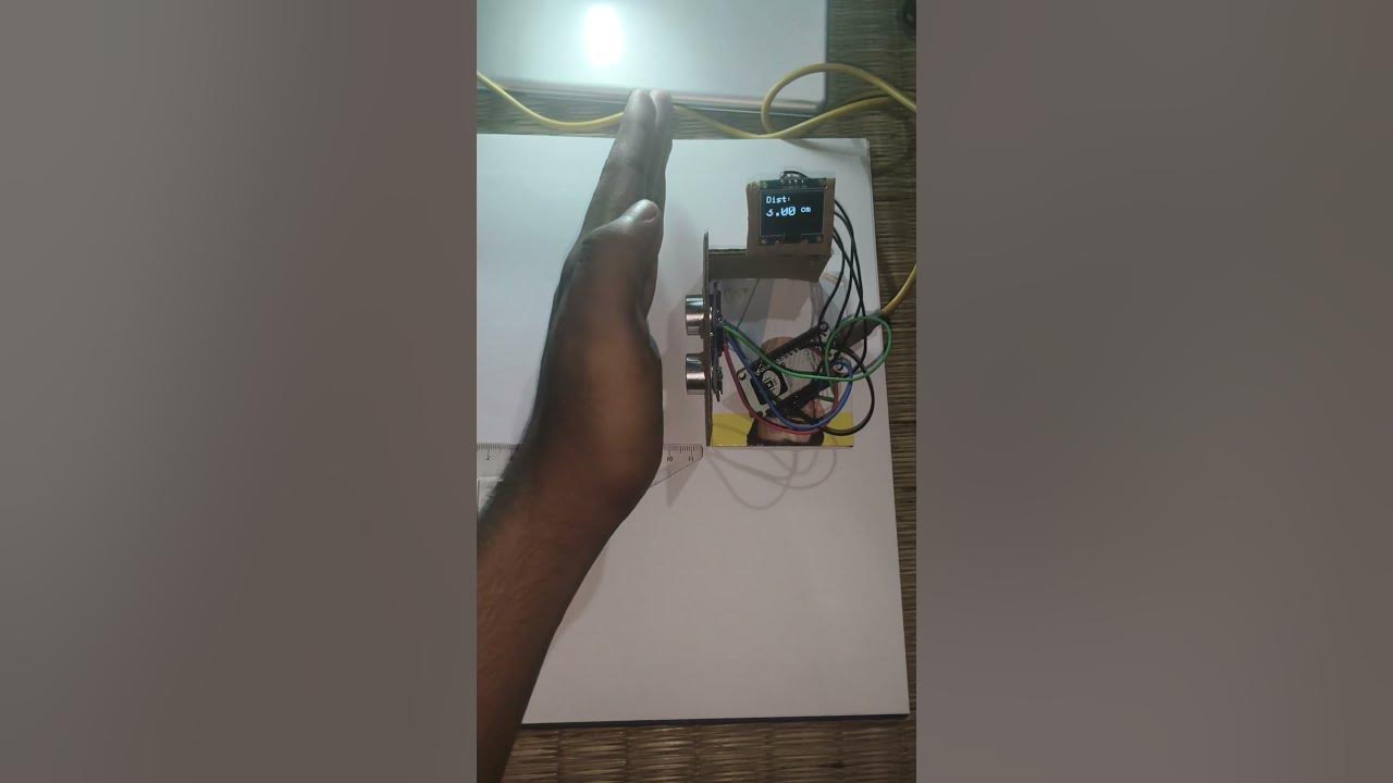 Smart distance measure device using ultrasonic sensor || #arduinoproject #arduino - YouTube