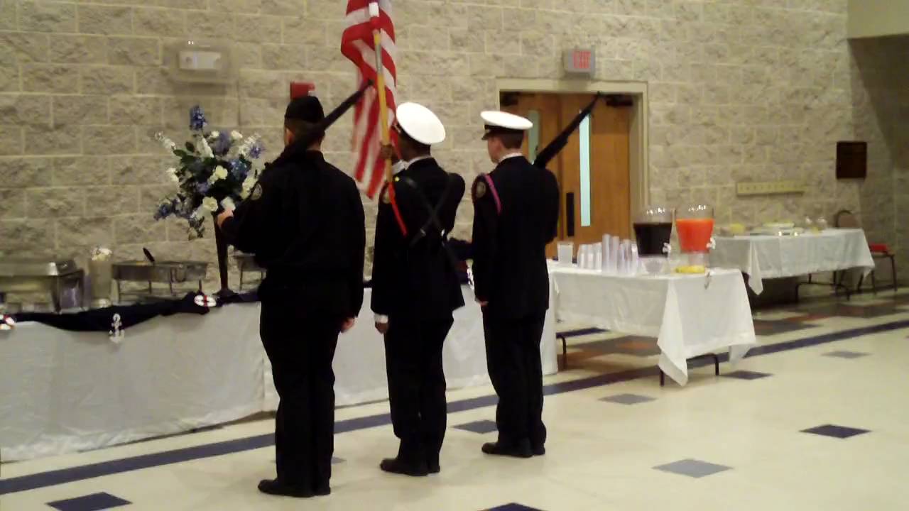 Military Ball Color Guard - YouTube