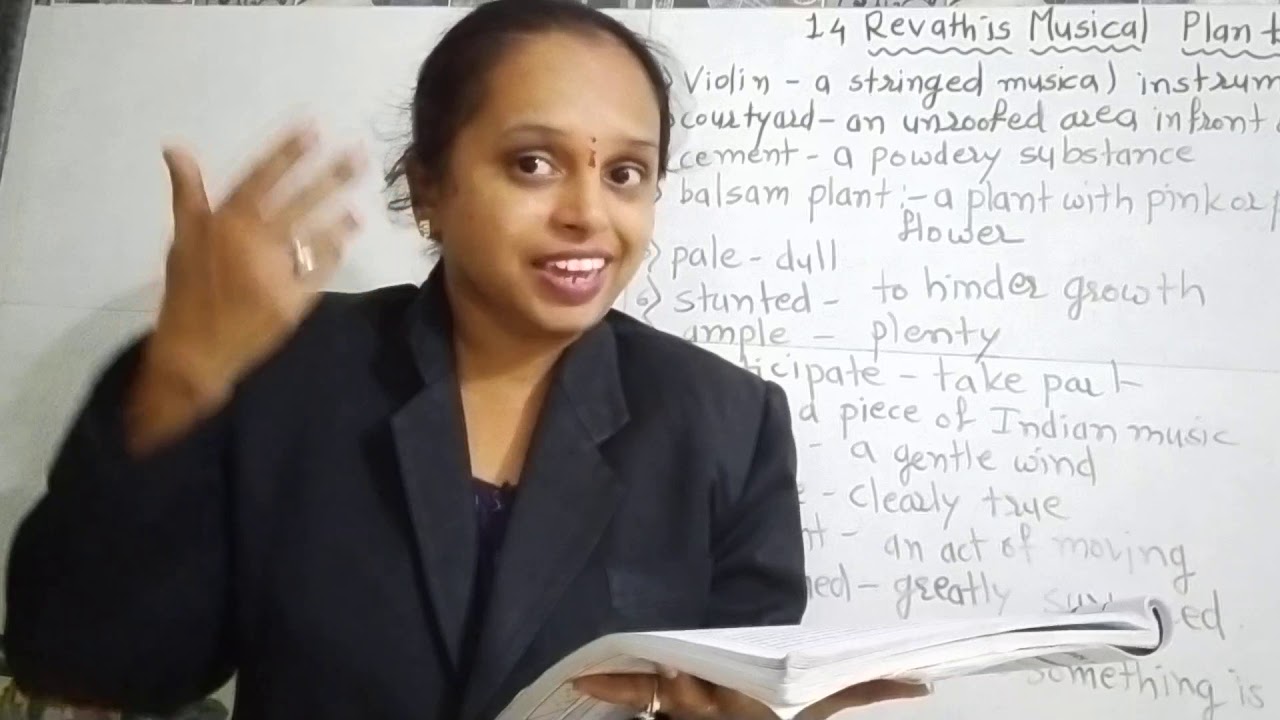 1.4 Revathi's Musical plant (8th std) - YouTube