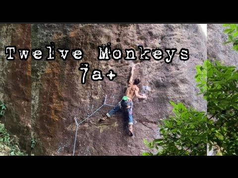 Twelve Monkeys -7a+ Monkey Buttress - YouTube