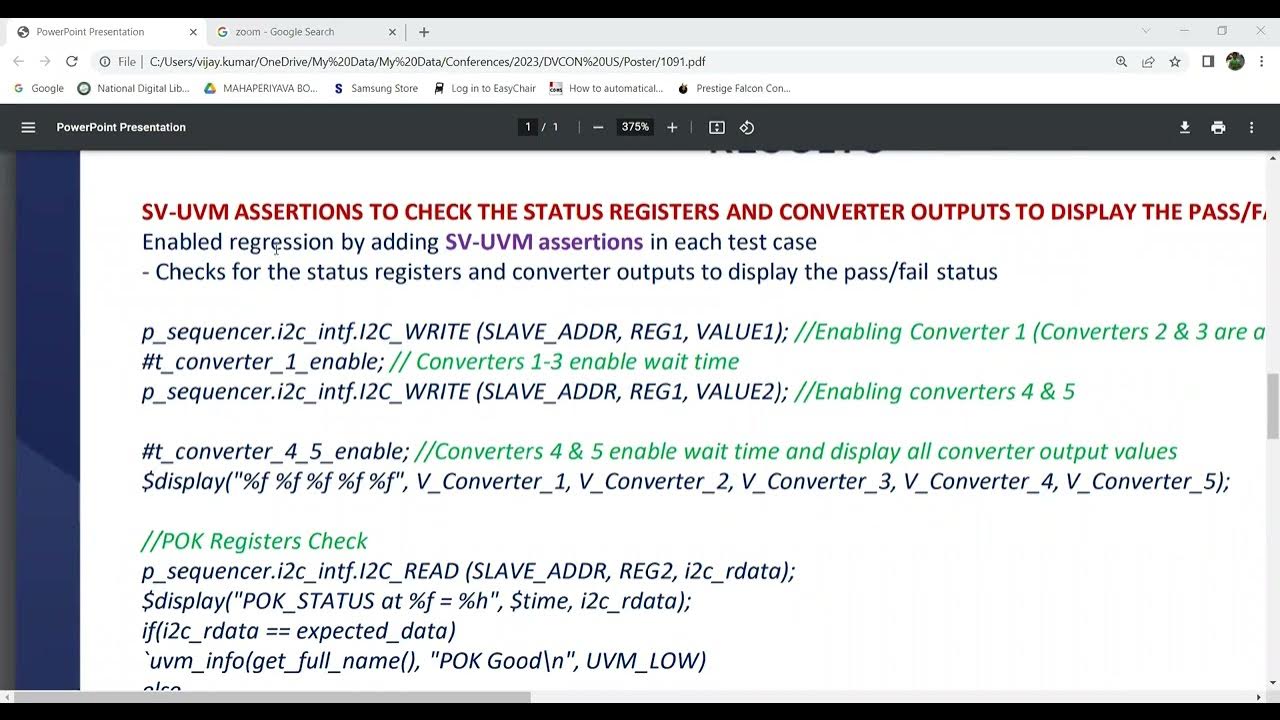 UVM Based Mixed-Signal Verification of a Display PMIC Designed for OLED Display Applications ...