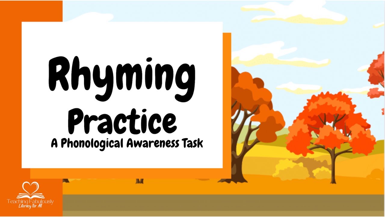 Fall Rhyming Practice || Phonological Awareness - YouTube