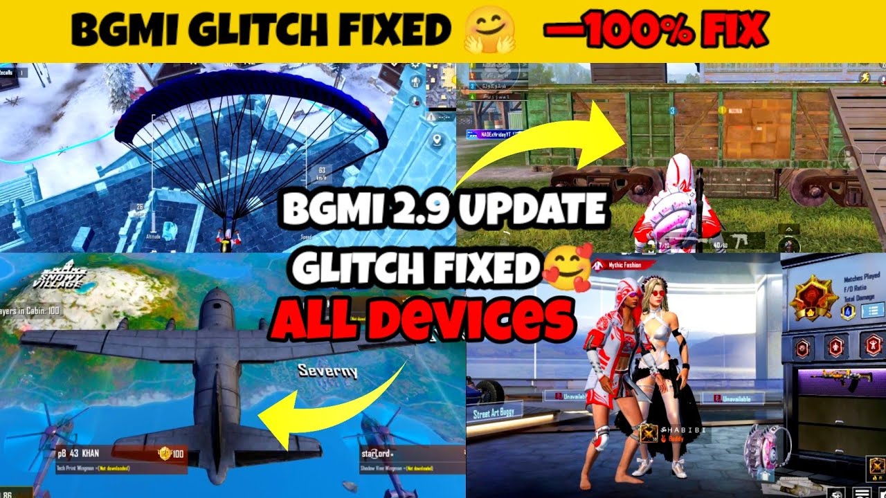 BGMI 2.9 UPDATE GLITCH — FIXED 💯% | BIGGEST GLITCH FIXED BGMI🥰 | INVISIBLE GLITCH | IQOO NEO 7 ...