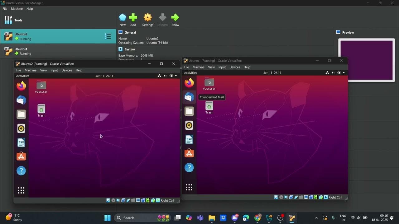 Cloud Security VM to VM communication using Virtualbox - YouTube