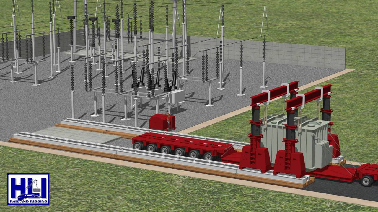 Transformer Installation with Gantry.wmv - YouTube