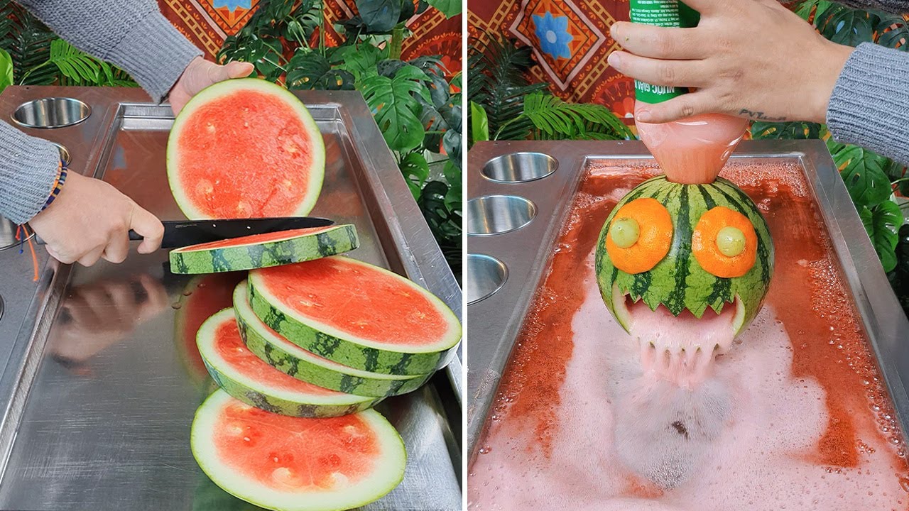 Satisfying Street Ice Cream 2023 | Yummy Fruit Ice Cream Compilation ...