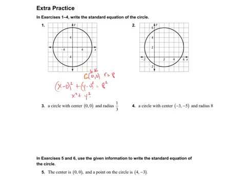 Geometry - Equations of Circles - YouTube